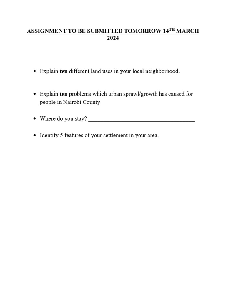 Geo Assignment | PDF