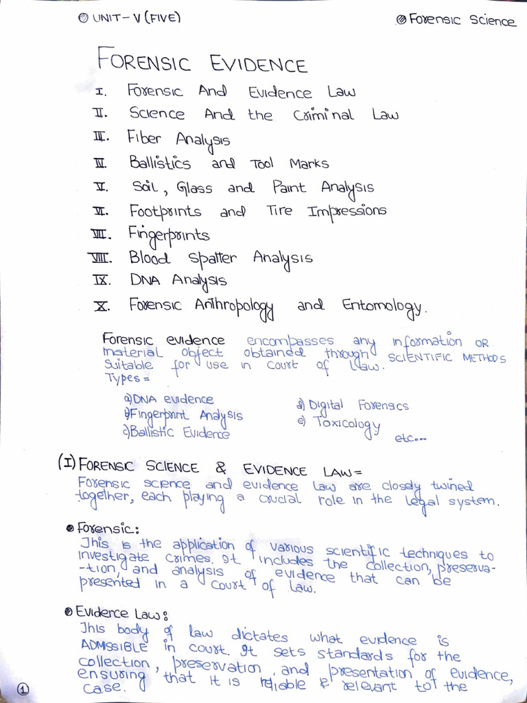 Forensic Science | PDF