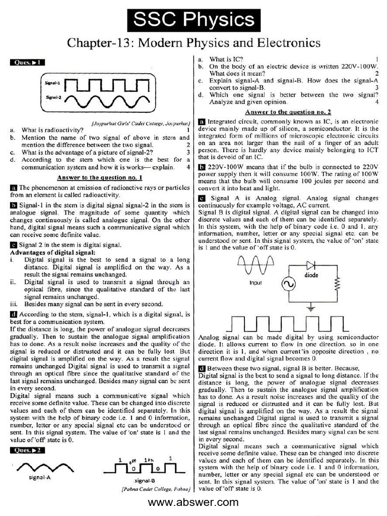 Chapter 13 - Modern Physics and Electronics | PDF