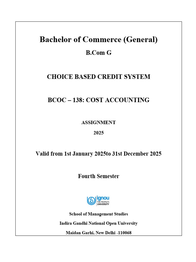 BCOC-138 (1) Abc | PDF | Business | Economies