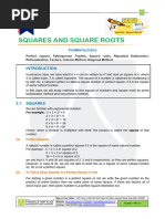 Corbettmaths Square Numbers Questions | PDF