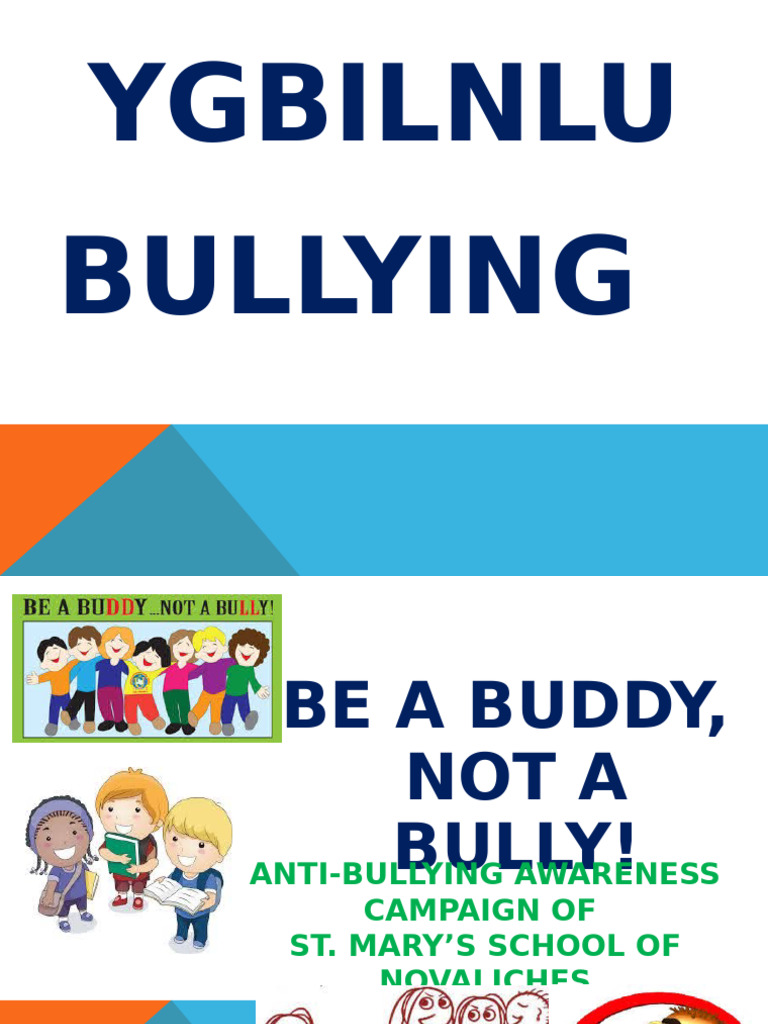 Anti Bullying Campaign | PDF | Bullying | Cyberbullying