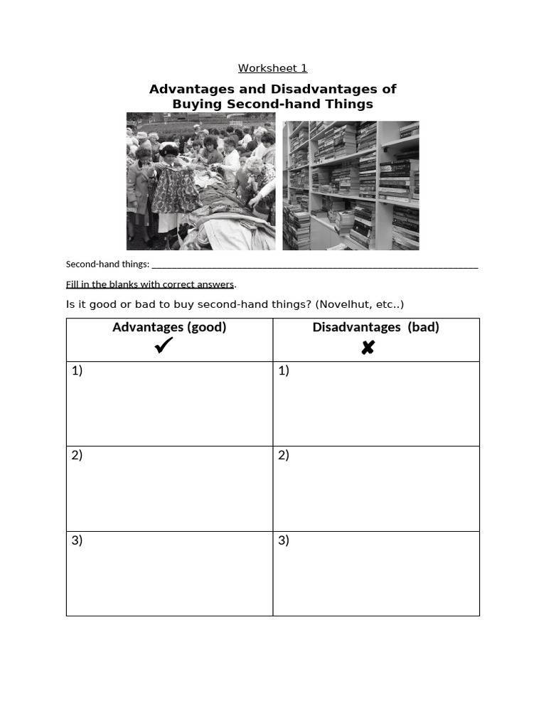 Second Hand Shopping | PDF