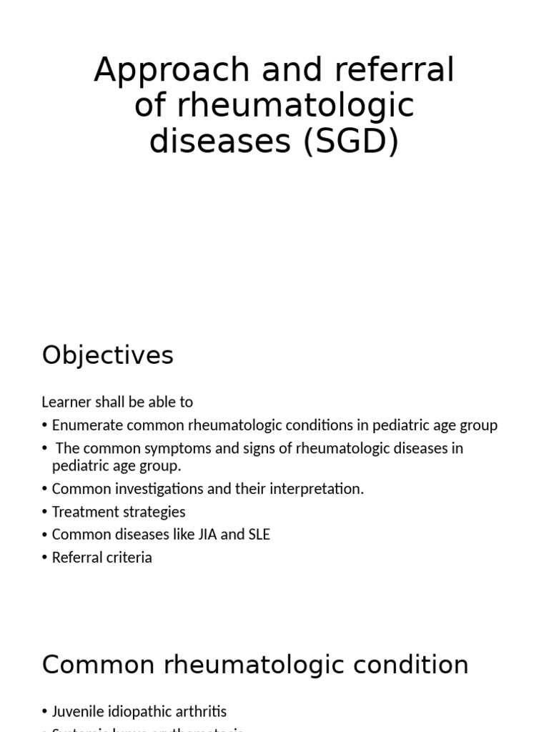 Rheumatological Disorder Final (25!7!24) | PDF | Autoimmune Disease ...