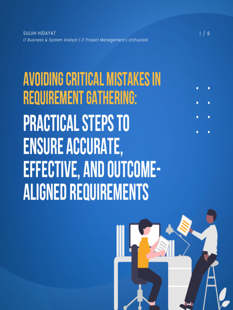 Avoiding Critical Mistakes in Requirement Gathering Practical Steps To ...