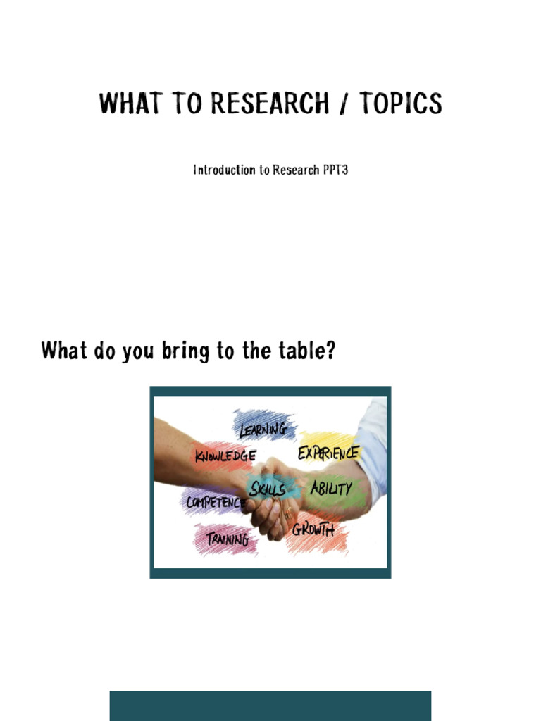 Introduction To Research PPT3 Phoenix | PDF