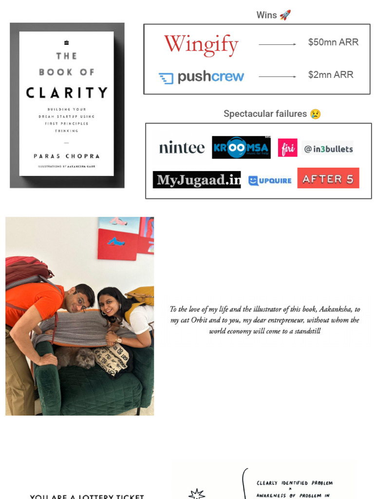 Book of Clarity On Wingify's Success | PDF | Cognition | Psychological ...