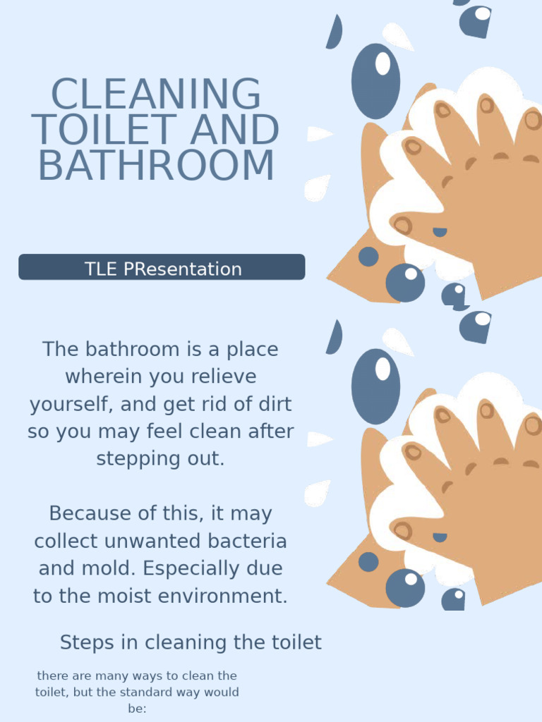 Cleaning Toilet and Bathroom | PDF | Toilet | Bathroom