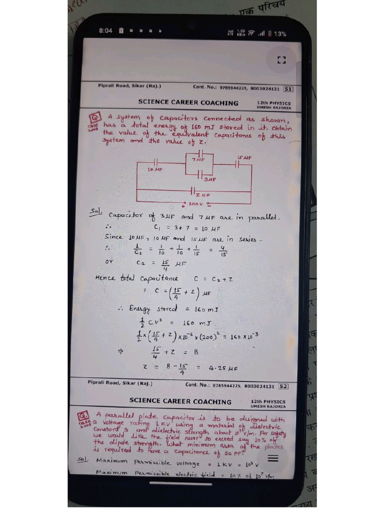 Electrostatics 5 | PDF