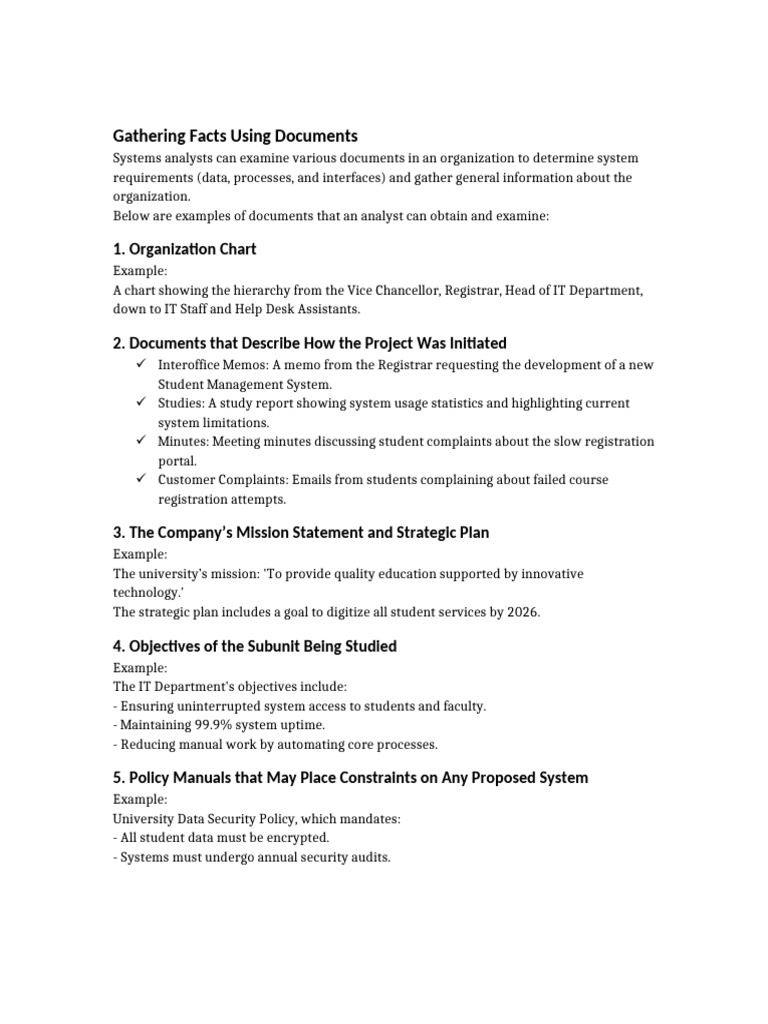 Gathering Facts Using Documents | PDF | Databases | Information ...