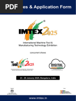 Imtex Forming 2026 - Guidelines (Final) | PDF | Metalworking | Machines