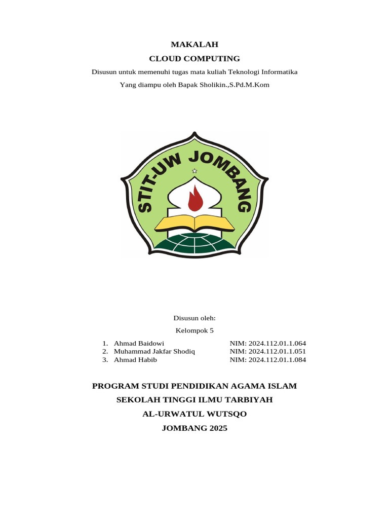 Makalah Cloud Computing | PDF