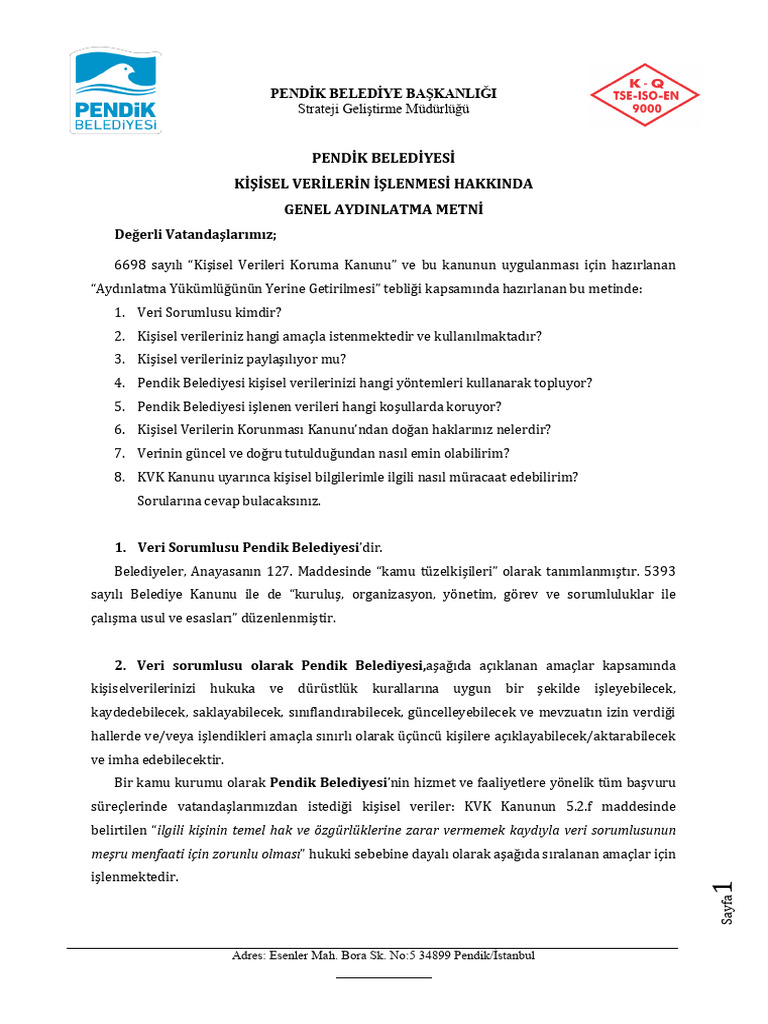 65659703b7277_1-pendik-belediyesi-kvkk-genel-aydinlatma-metni | PDF