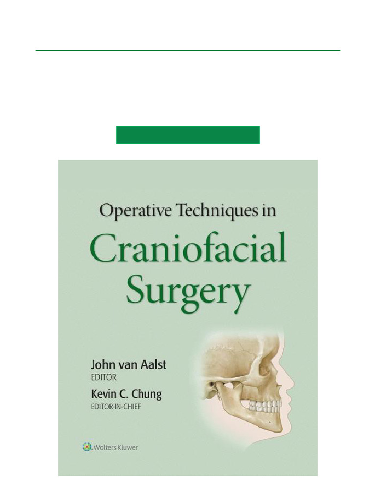 Operative Techniques in Craniofacial Surgery Optimized DOCX Download ...