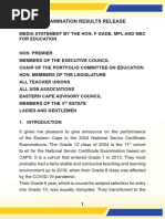 2024 CAPE and CSEC Results Overview | PDF