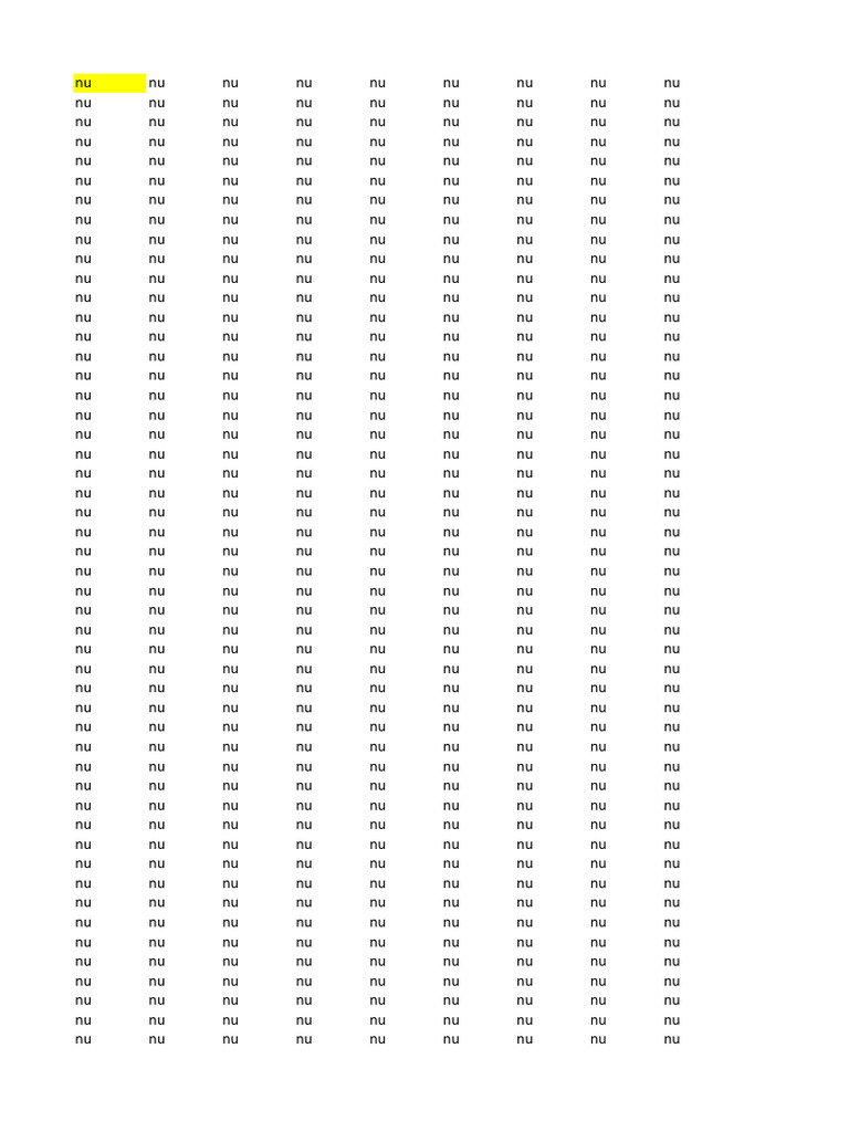 Nu | PDF