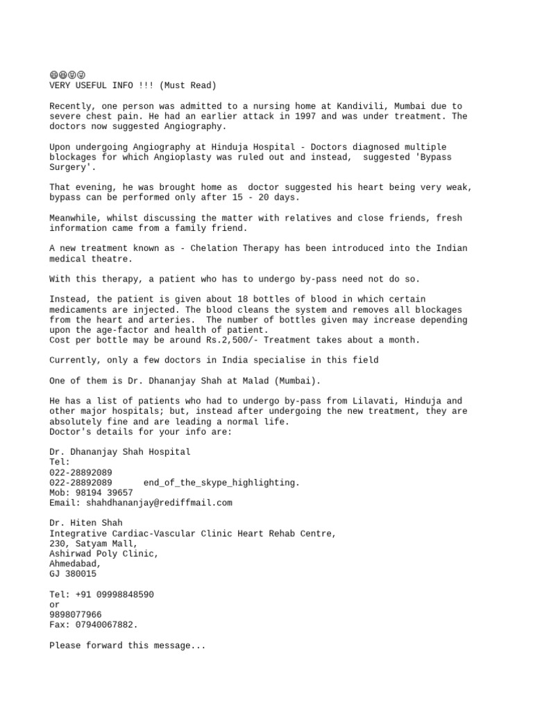 Health Angiography Cure | PDF