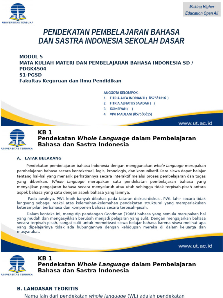 Modul 5 - B.indo | PDF