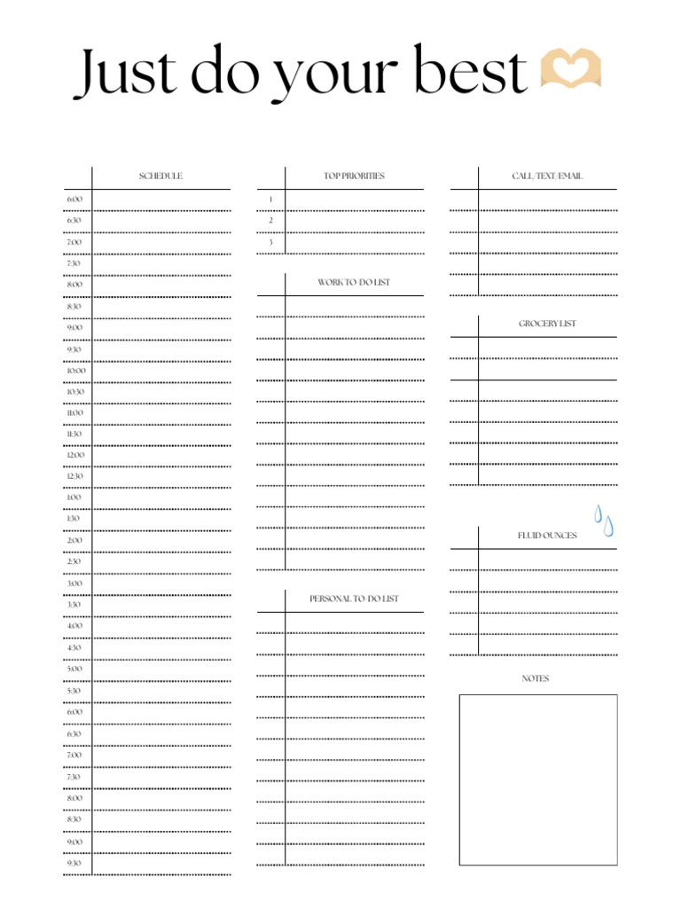 Daily Planner | PDF