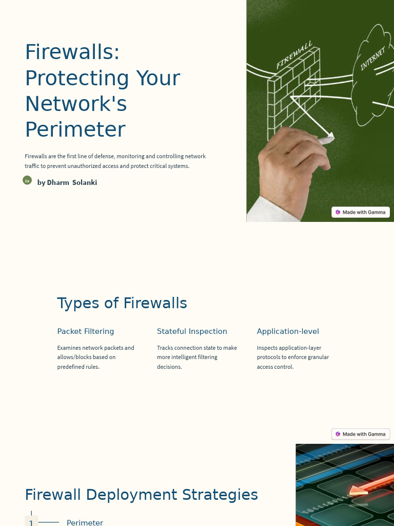Firewalls Protecting Your Networks Perimeter | PDF | Firewall ...