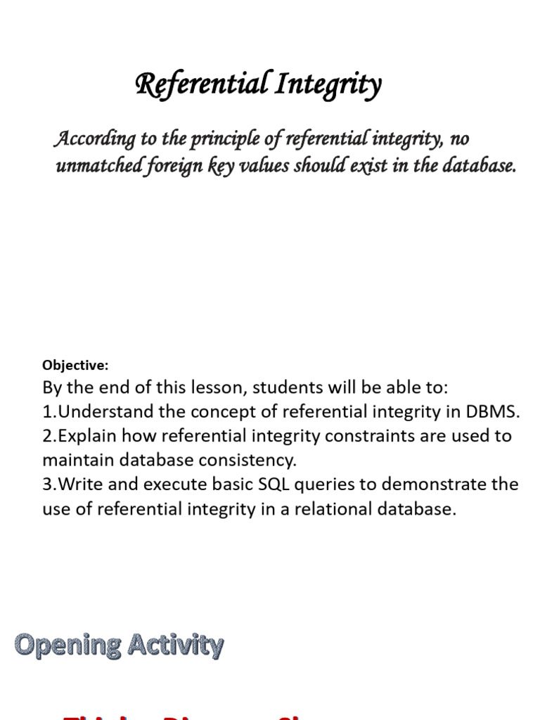 REF Integrity | PDF
