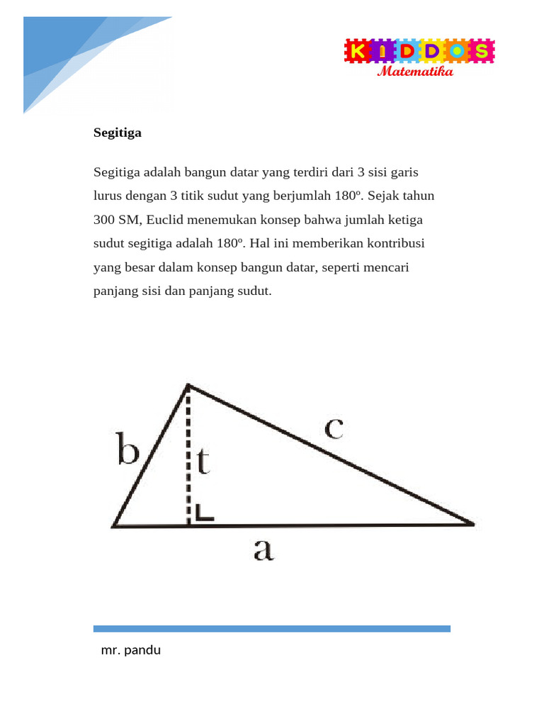 Materi Segitiga | PDF