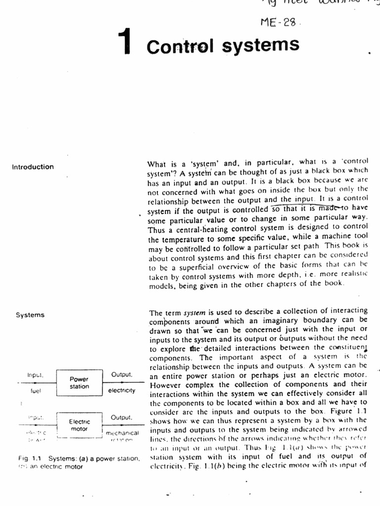 EE 4011 Control System | PDF