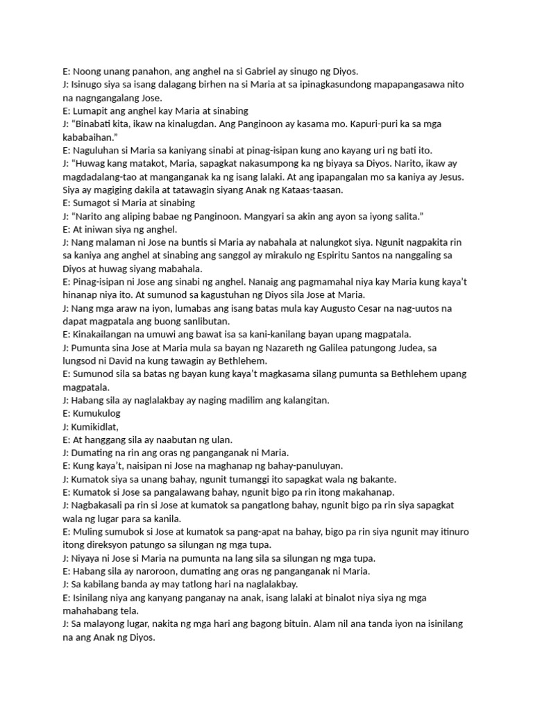 Script Tableau Christmas | PDF