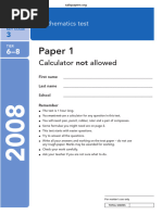 2019 Key Stage 2 Mathematics Paper 2 - Reasoning | PDF
