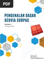 Panduan Dasar Penggunaan Surpac | PDF