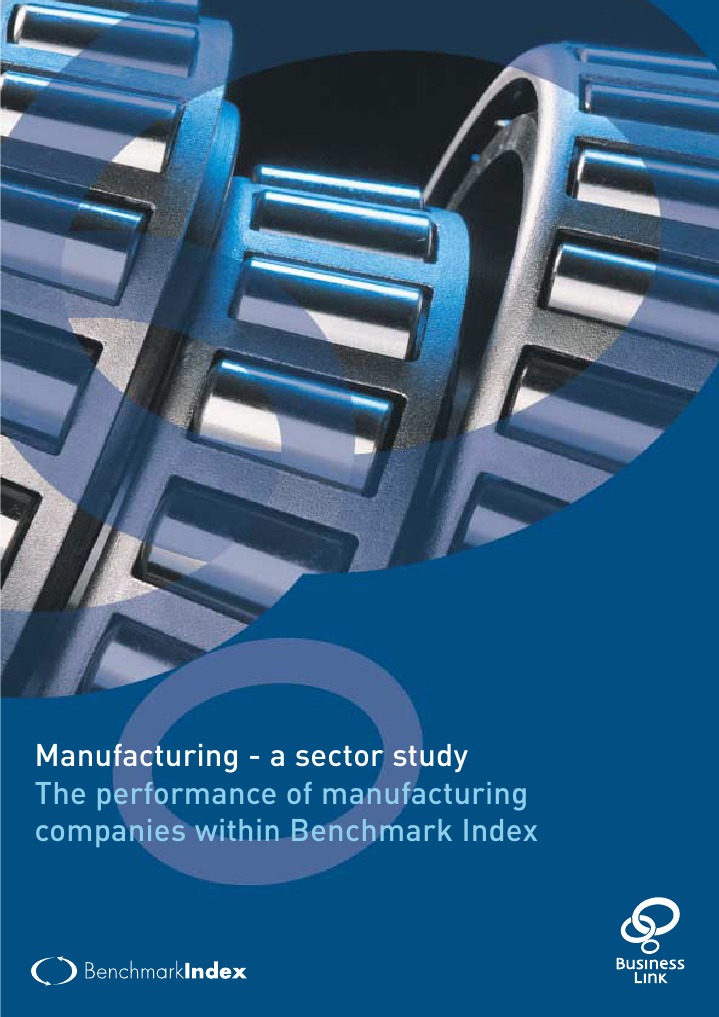 Manufacturing - A Sector Study: The Performance of Manufacturing ...