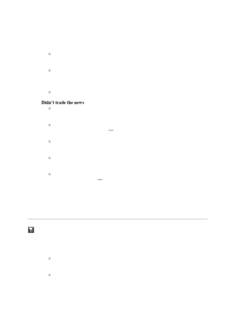 Chloe Trades Outlines A Structured Trading Strategy | PDF | Day Trading ...