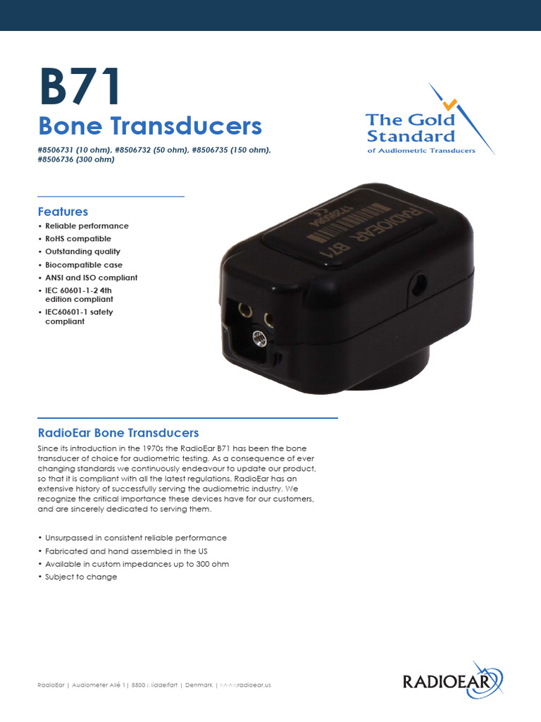 B71 Datasheet Acd9fab400 | PDF | Decibel | Hertz