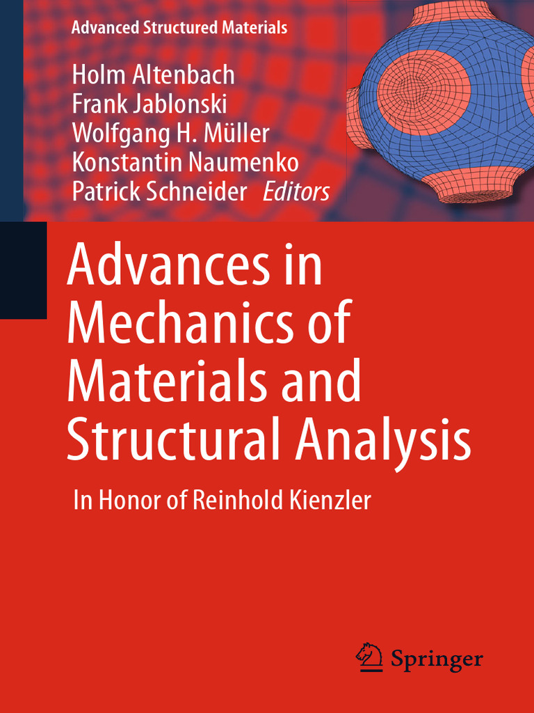 Advances in Mechanics of Materials and Structural Analysis | PDF | Momentum | Fluid Dynamics