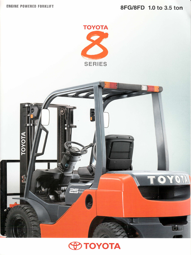 Toyota 8 Series Forklift Overview | PDF | Forklift | Vehicles