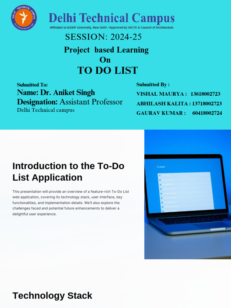 Feature-Rich To-Do List App Overview | PDF | Mobile App | Computing