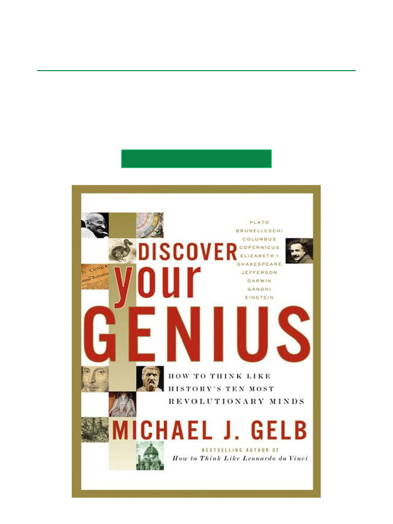 Discover Your Genius How To Think Like History's Ten Most Revolutionary ...