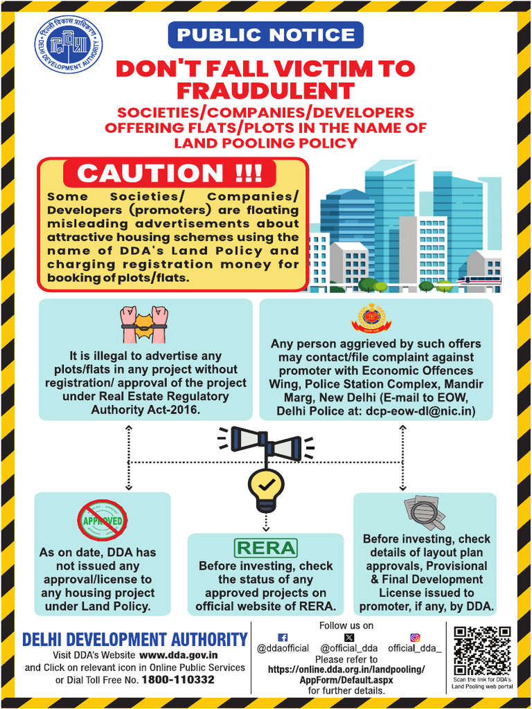 Dda Caution Notice English28032025 | PDF