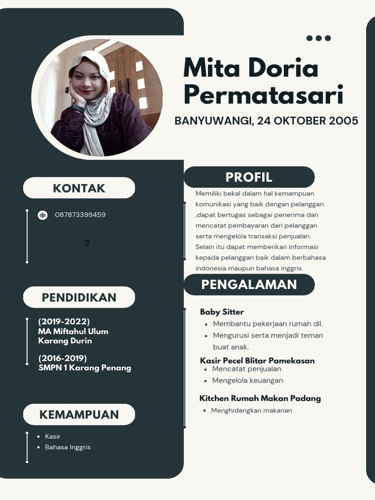 Putih & Hijau Tua Modern Koki Surat Lamaran Kerja (2) | PDF