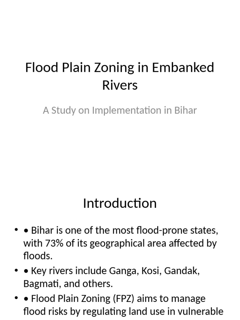 Flood Plain Zoning Presentation | PDF
