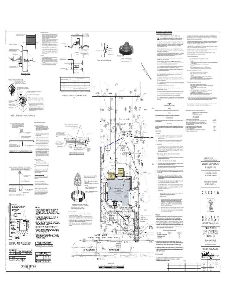 Subdivision Plan Set R-2024!06!10 Sheet 5 Grading Drainage 9.02 | PDF