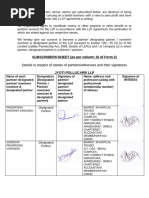 Subscriber Sheet LLP | PDF | Limited Liability Partnership | Law