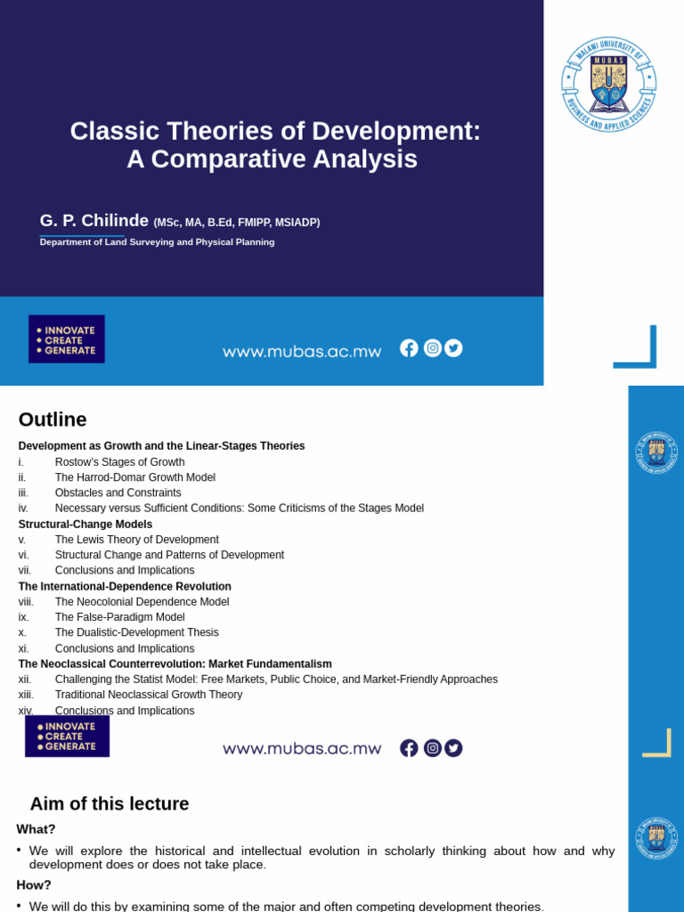 Week 5a Development Theories | PDF | Economic Growth | Labour Economics