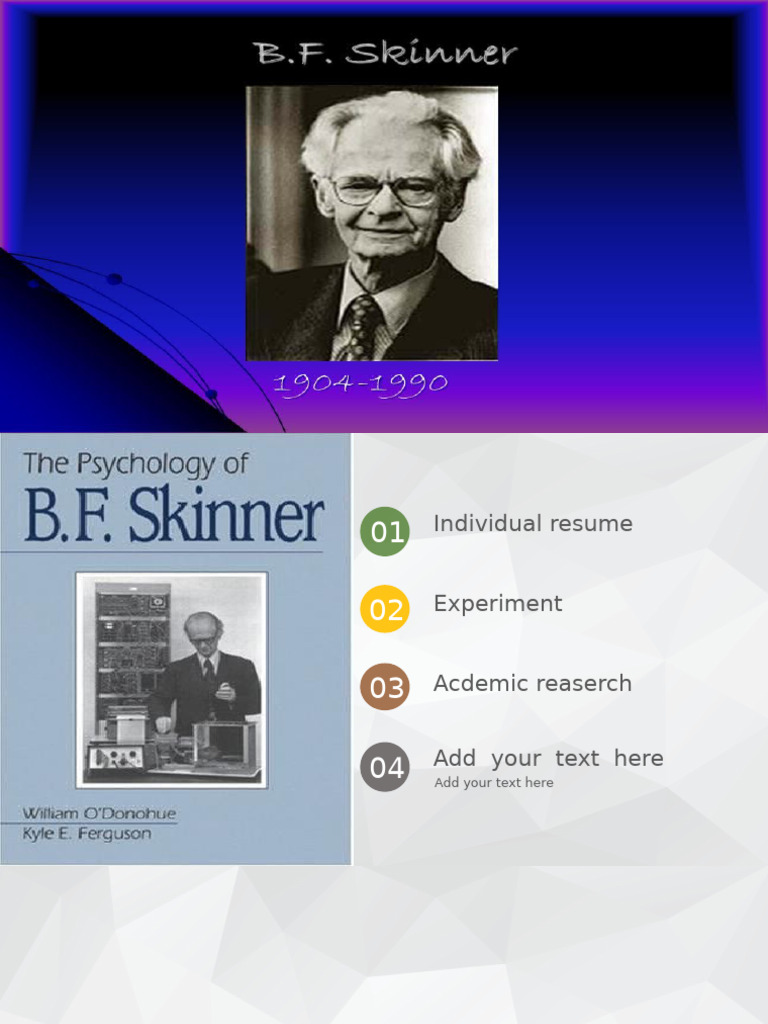 B F Skinner | PDF