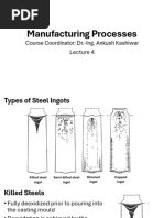 Ingot Casting Process and Defects | PDF | Ingot | Casting (Metalworking)
