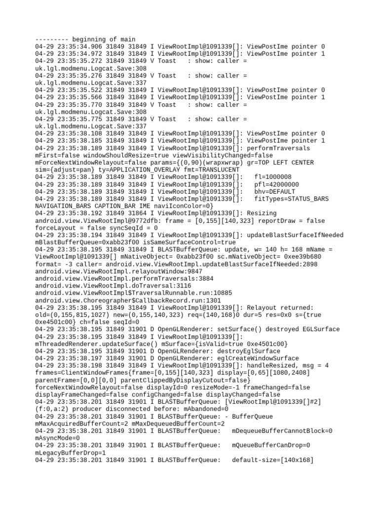 Mod Menu Log - Com.bandainamcoent.dblegends_ww | PDF