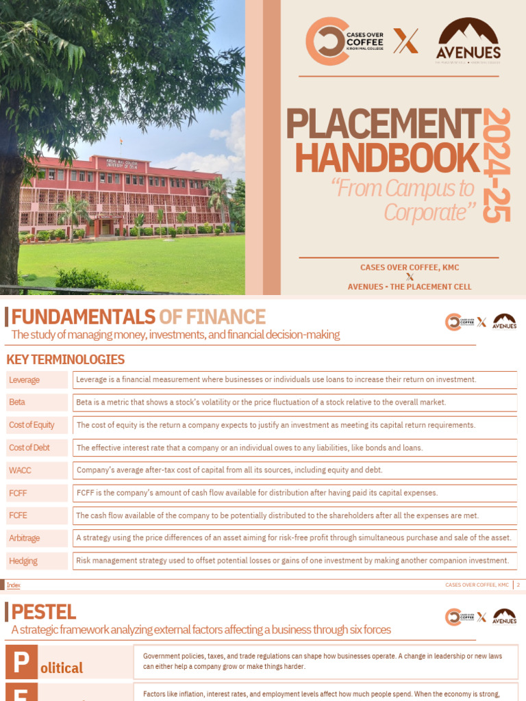 Placement Handbook 2025-1 | PDF | Greeks (Finance) | Option (Finance)