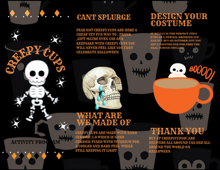 Creepy Cups | PDF