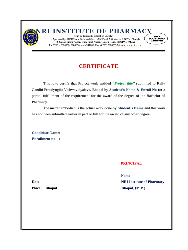 2 Forwarding Letter | PDF