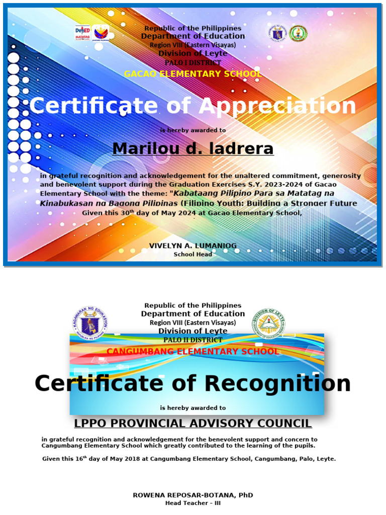 Guest Speaker Certificate | PDF | Philippines | Government